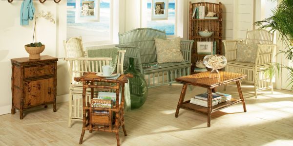 Decoração com Móveis de Bambu
