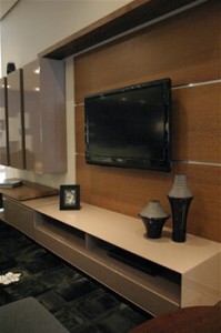 DECORAÇÃO DE RACK COM PAINEL