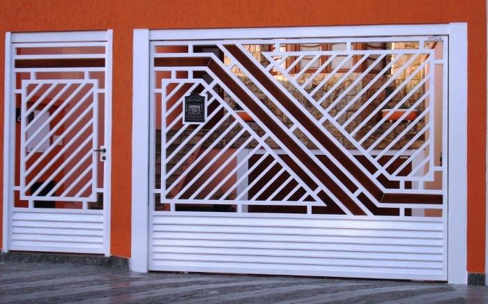Fotos de Portões Residenciais: 72 modelos em alumínio, metalon, madeira