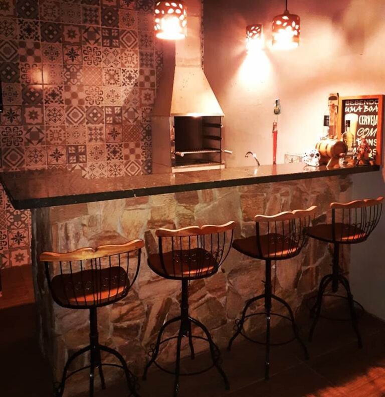 Área Gourmet Rústica: ideias modernas e simples de fazer