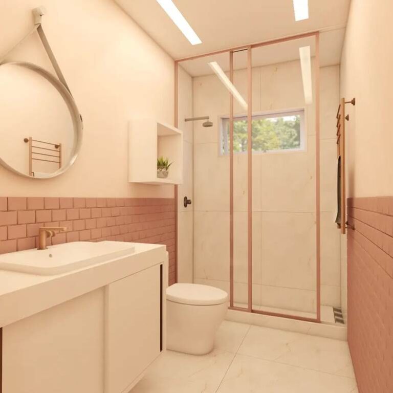 Box até o teto: 30 ideias modernas para deixar o banheiro aconchegante