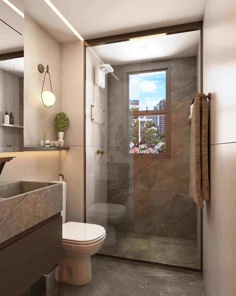 Box até o teto: 30 ideias modernas para deixar o banheiro aconchegante