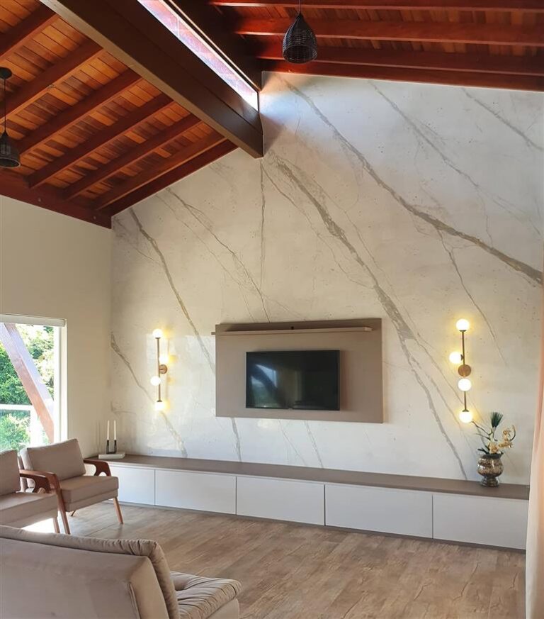 Parede Marmorizada: veja como fazer esse efeito em casa!